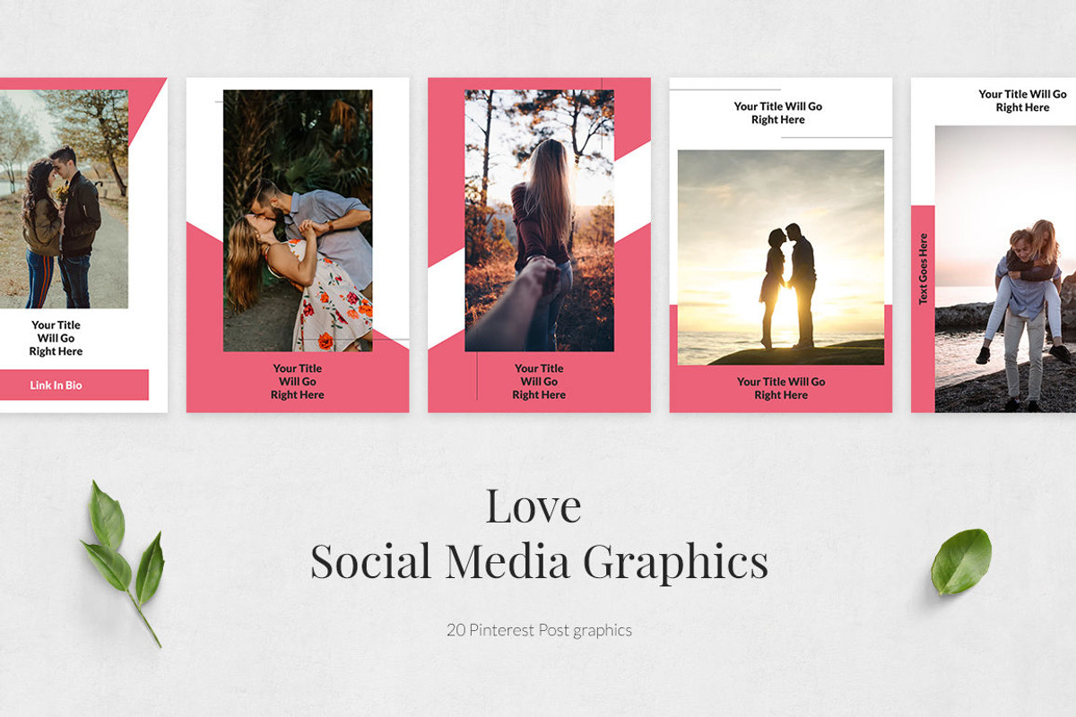 Love Pinterest Posts, a Social Media Template by Social Corner Graphics ...