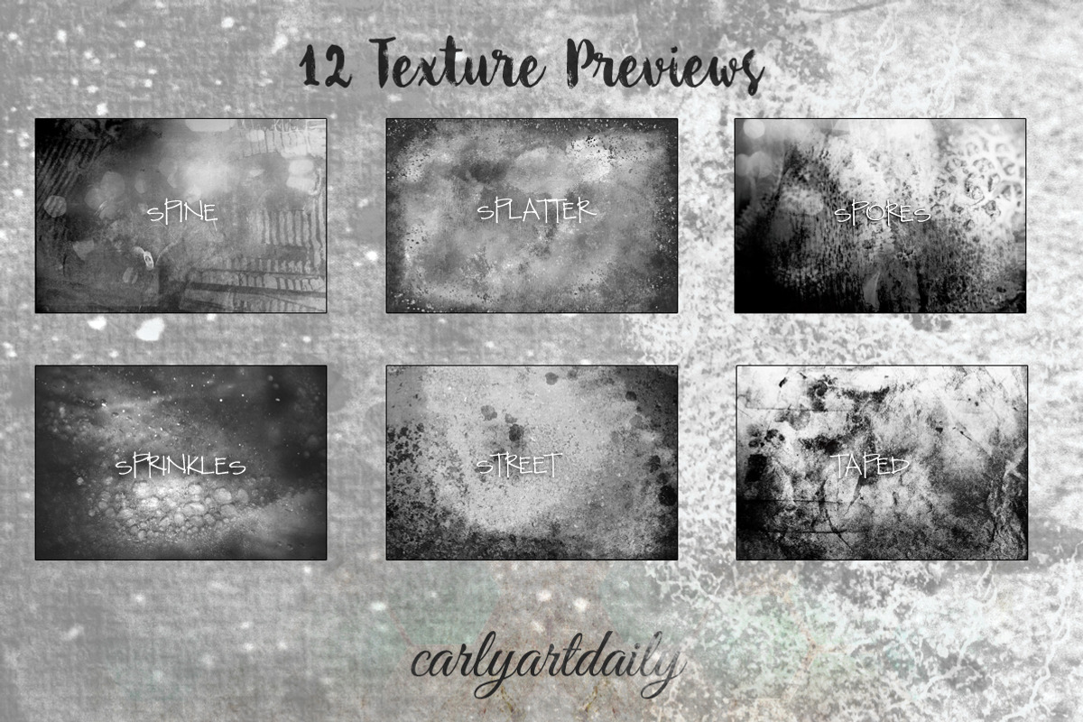 Decayed Textures, a Texture Graphic by CarlyArtDaily