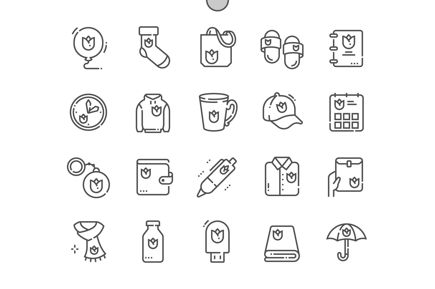 Promotional gifts Line Icons, an Outline Icon by Palau | Creative Market