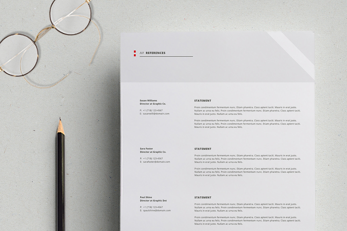 Swiss Resume Template, a Resume Template by Nina Shaw