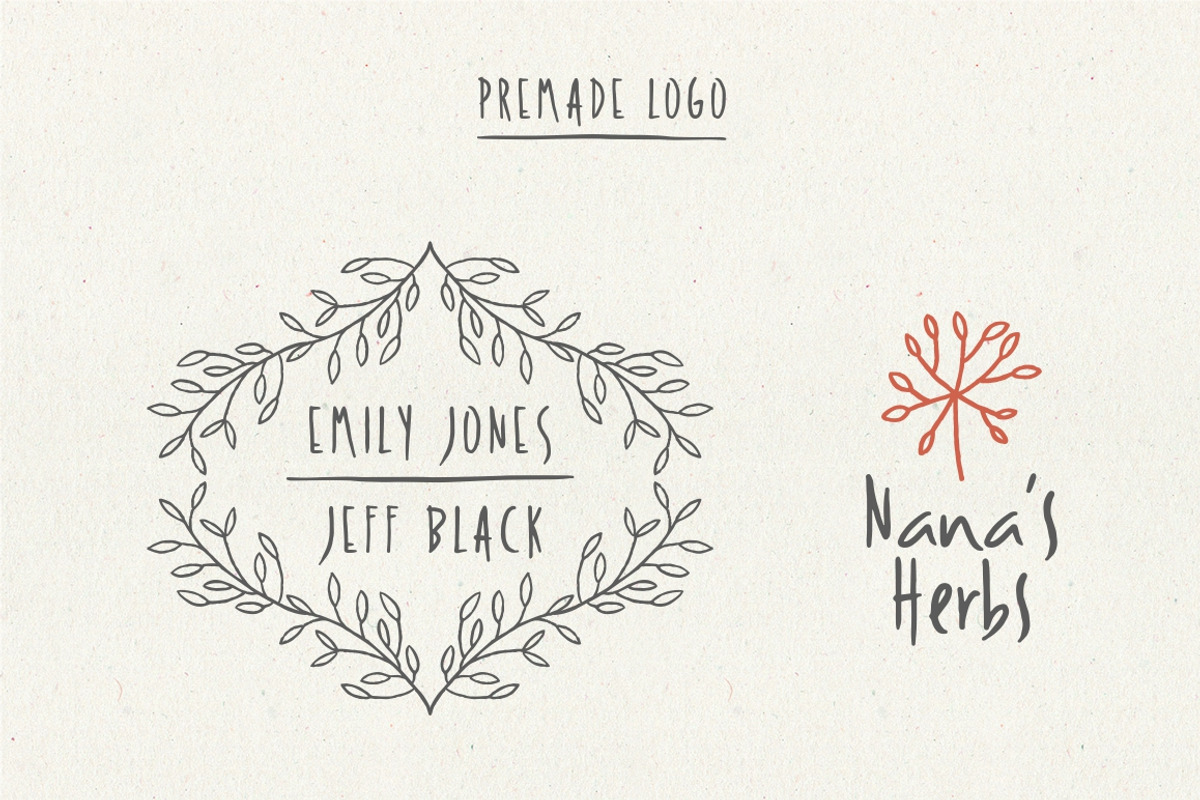 Hiatus Brush Font & Illustrations, a Font by Storyteller Imagery