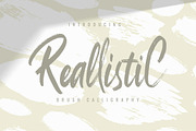 ReallistiC Brush Script, a Script Font by Raseuki | Creative Market