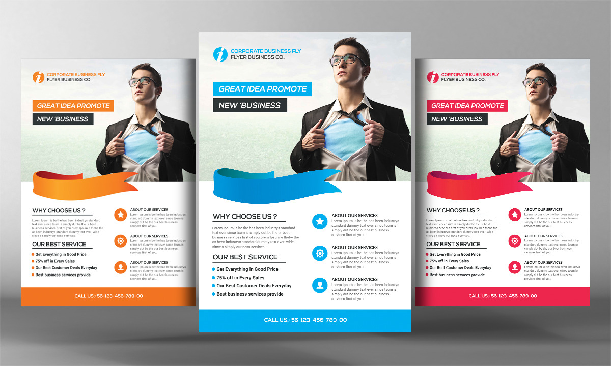 Simple Flyer Template, a Flyer Template by graphicforest