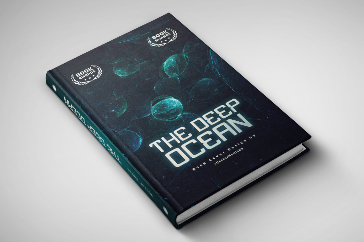 The Deep Ocean - Book Cover Design, a Templates & Theme by VectorMedia