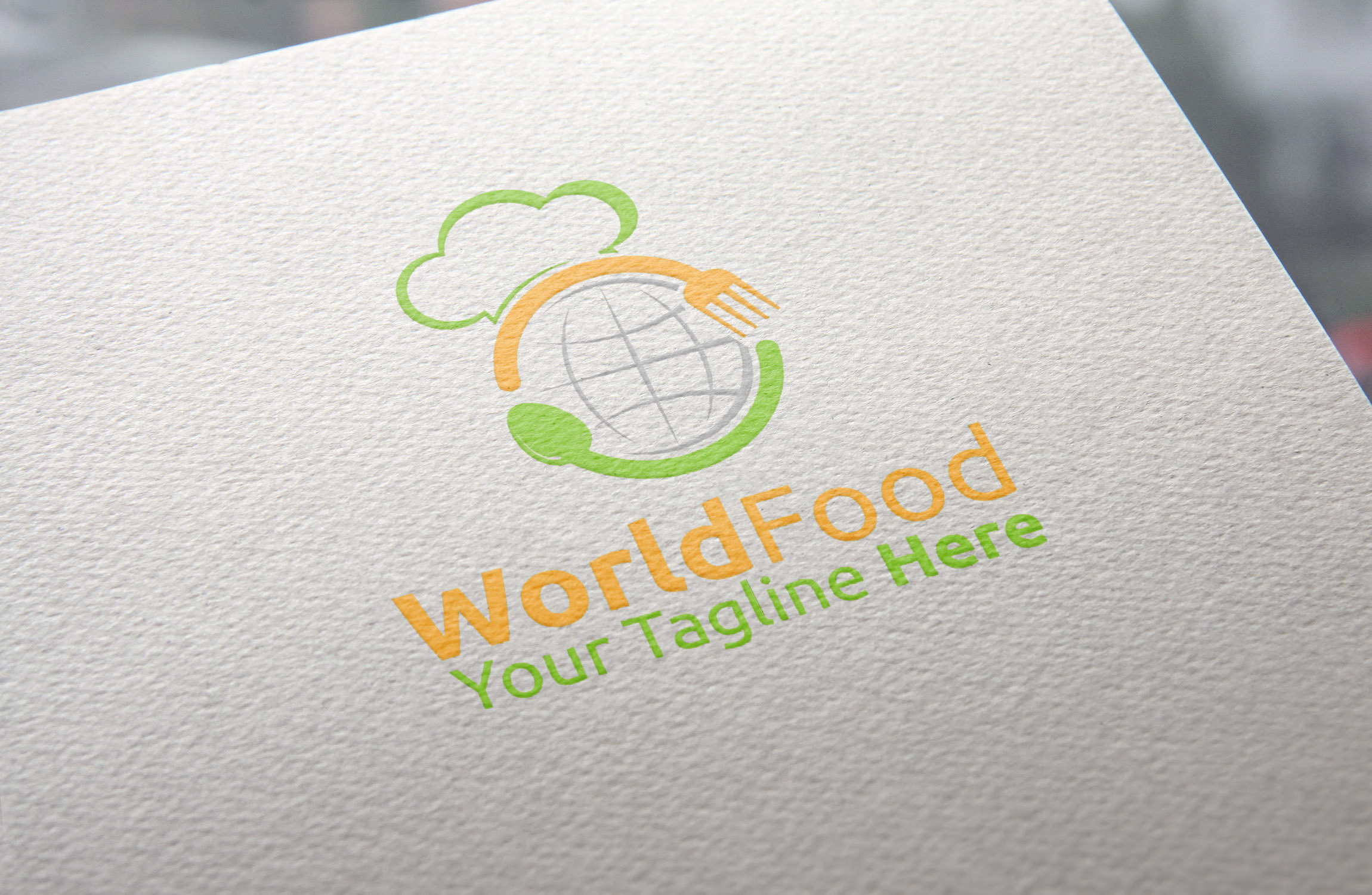 World Food Logo Template, a Branding & Logo Template by REDVY CREATIVE