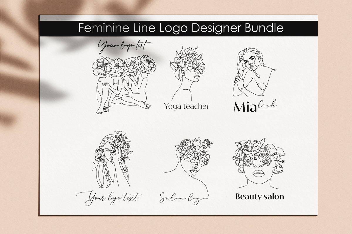 Woman Line art Logo, a Branding & Logo Template by velychko.ua