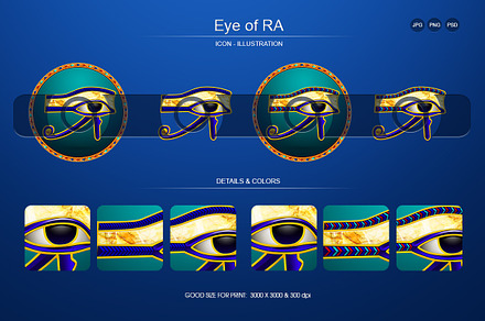 Falcon of RA, an Icon by nikolay.dimitrov