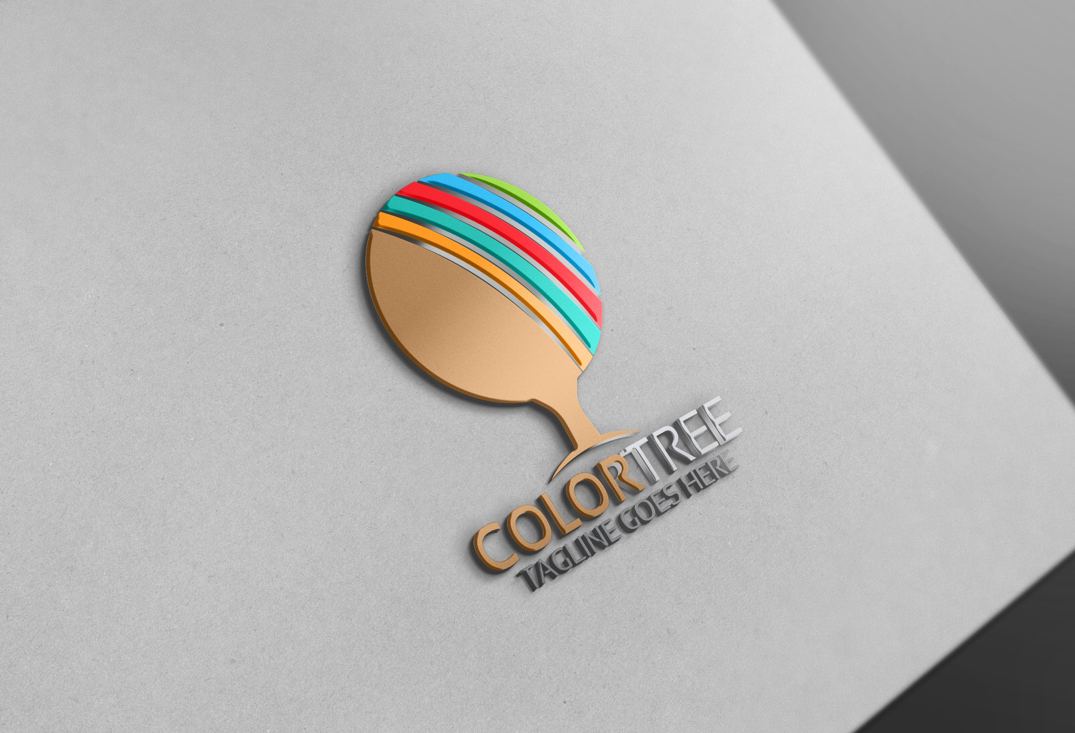 Color Tree Logo | Branding & Logo Templates ~ Creative Market