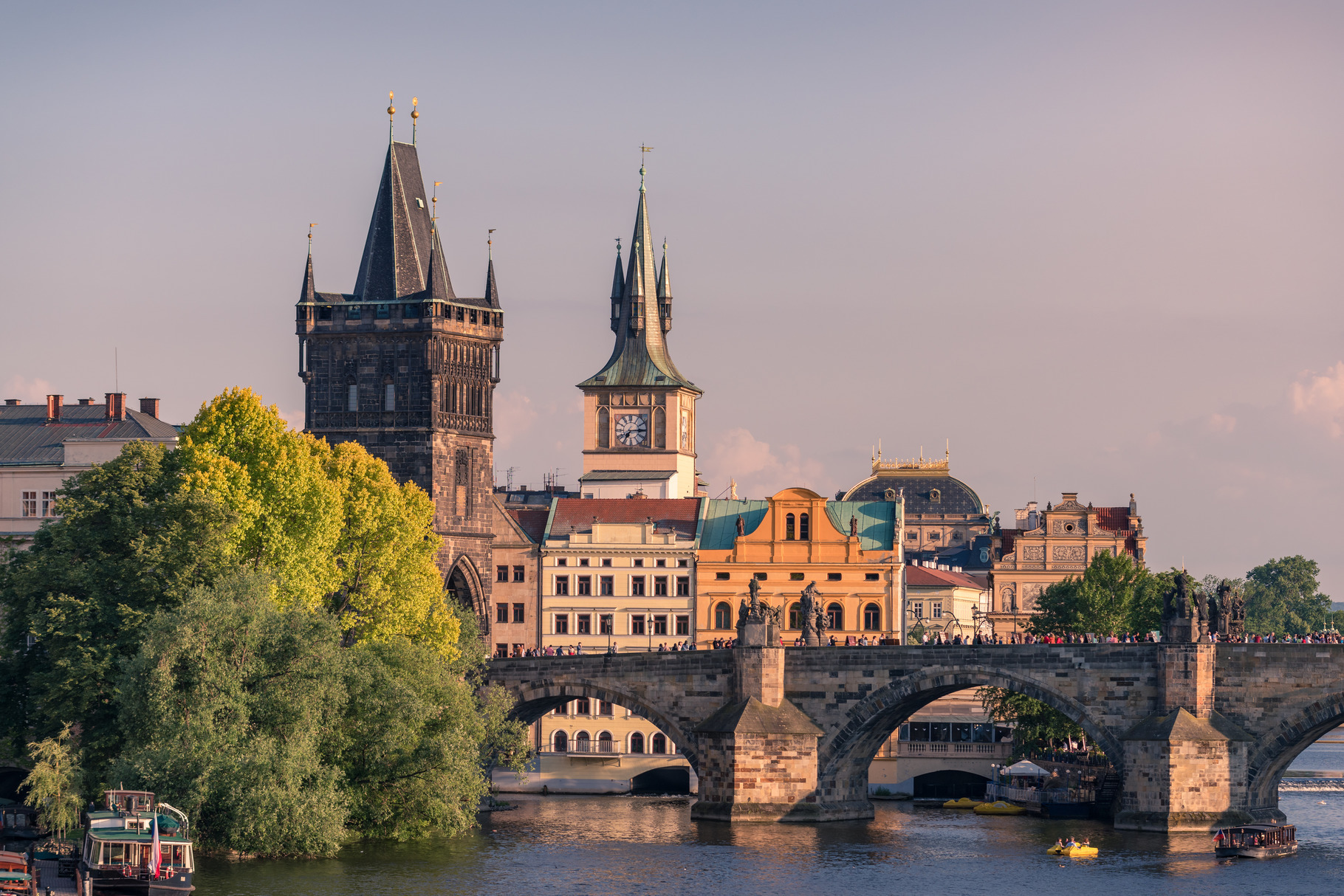 Prague cityscape with landmarks, an Architecture Photo by EsmeHelit
