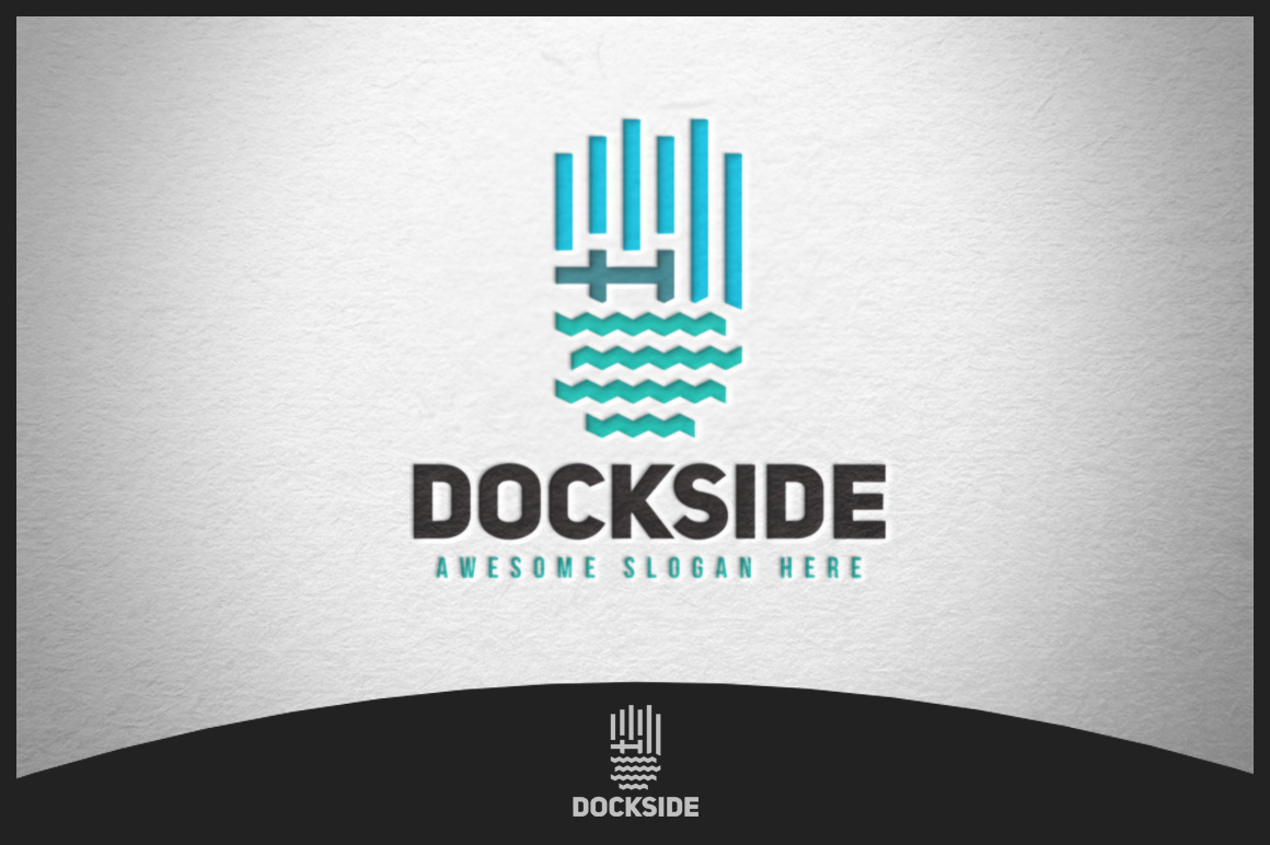 Dockside Logo, a Branding & Logo Template by Scredeck