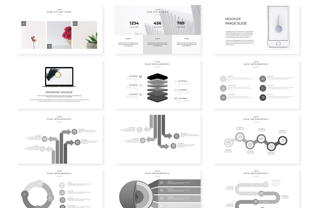 Logan - Powerpoint Template, a Presentation Template by AQR Studio