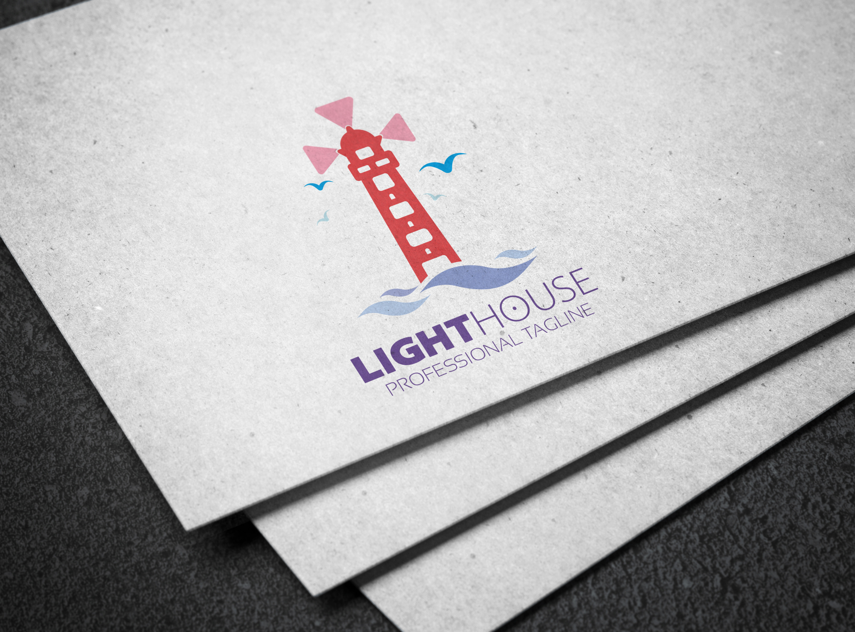 Lighthouse Logo, a Branding & Logo Template by essegraphic