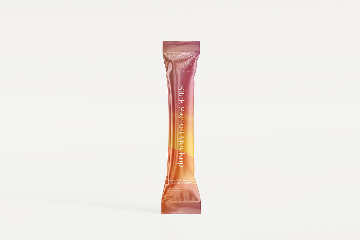 Stick Sachet Packaging Mockup, a Packaging Mockup by Momogi
