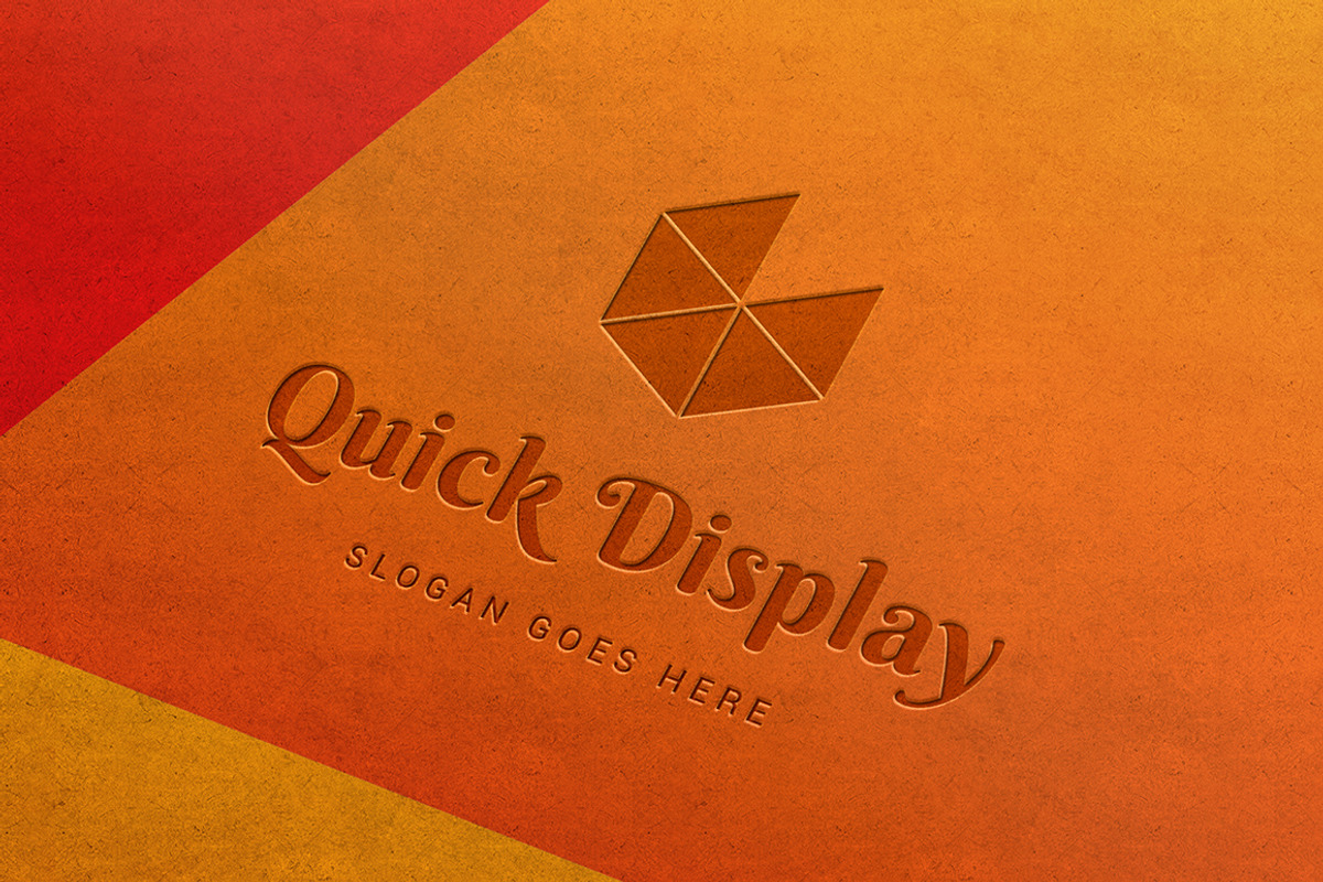 Quick Display Logo, a Branding & Logo Template by Olattayil Venture