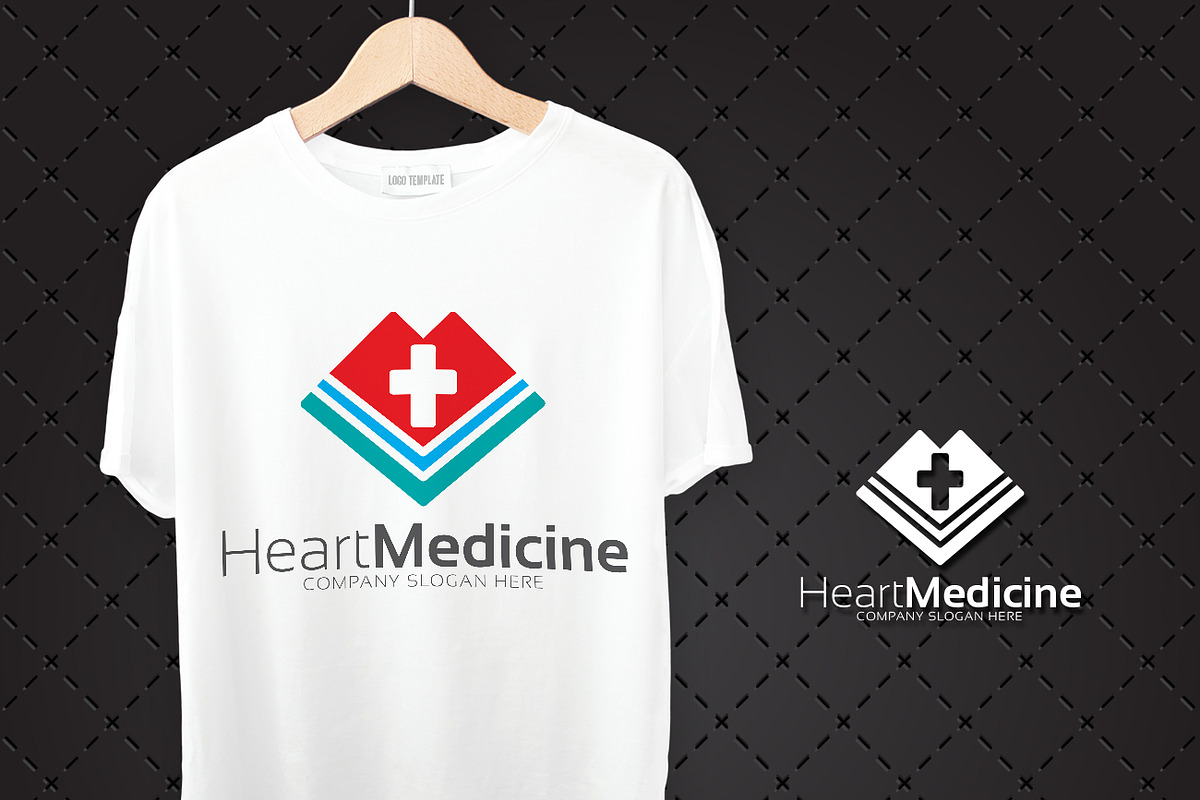 Heart Medicine Logo, a Branding & Logo Template by essegraphic