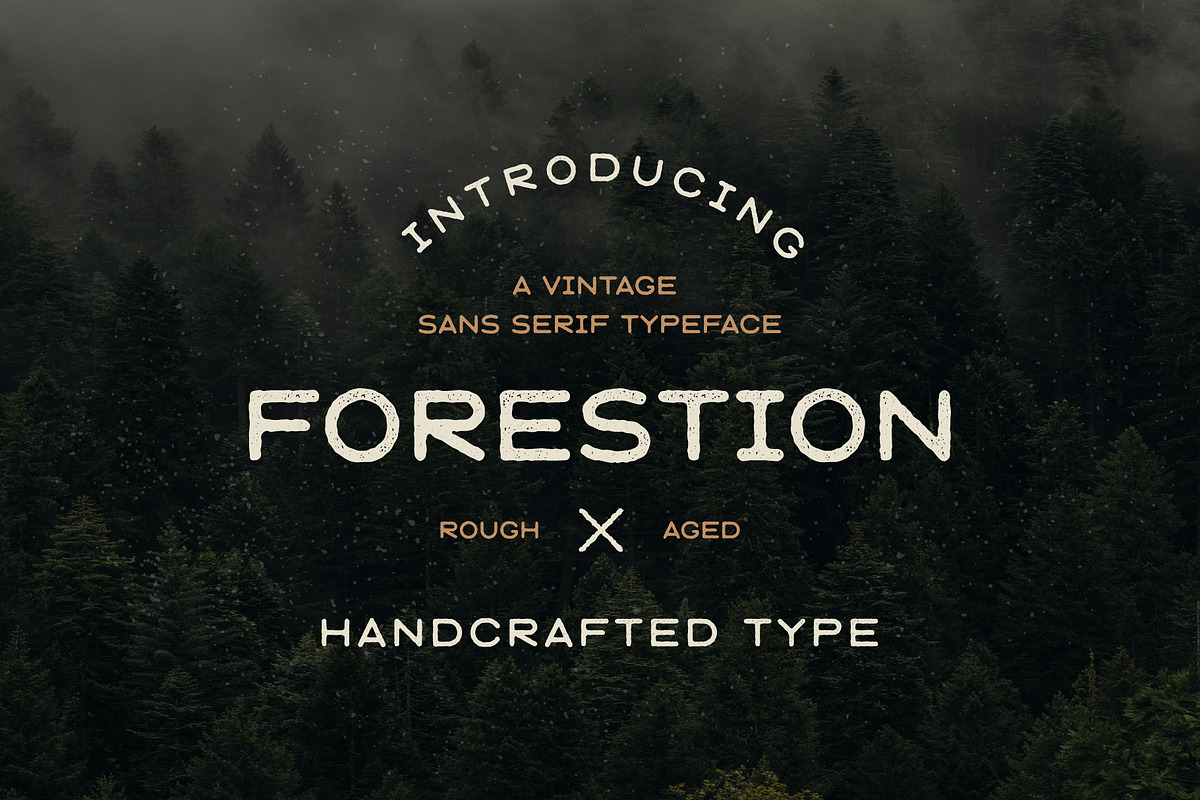 SALE : Forestion Font, a Sans Serif Font by FlashGraphics