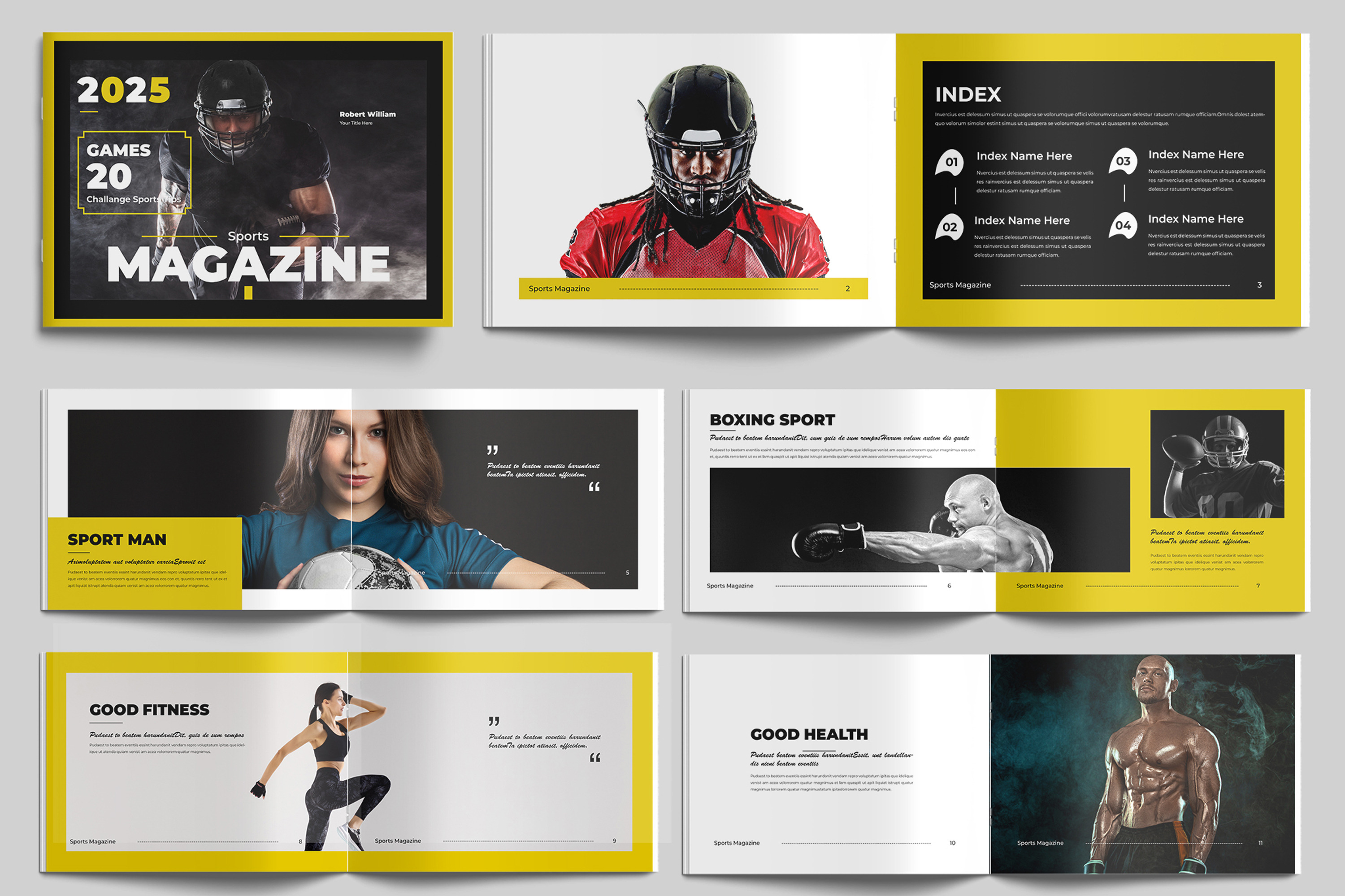 Sport Magazine Landscape