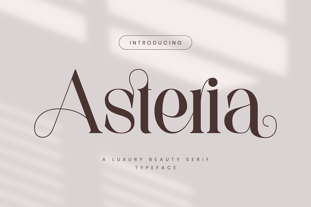 Asteria - Luxury Serif Font
