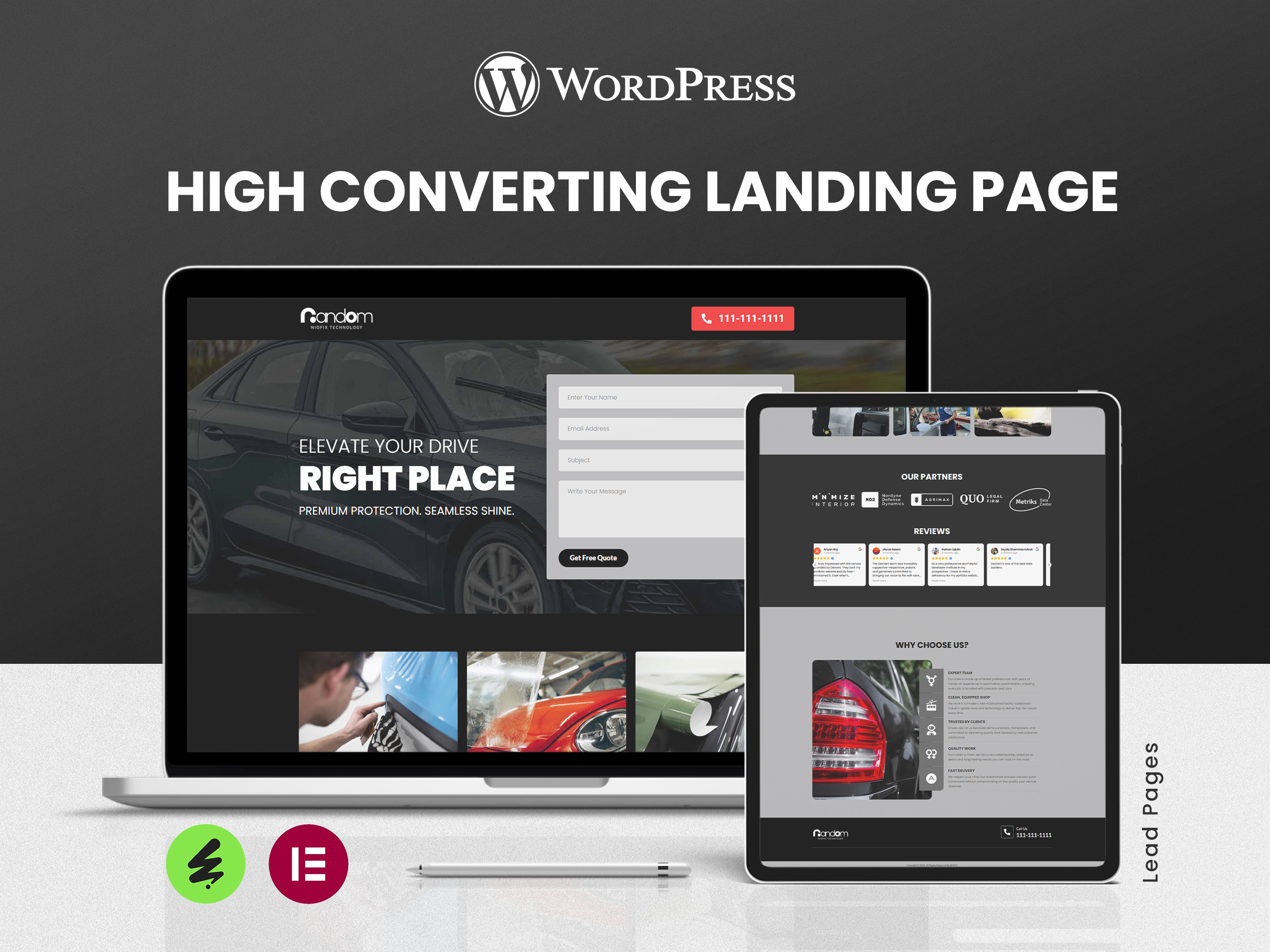 High Converting Landing Page