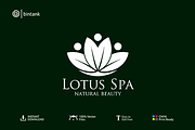Lotus Spa Logo, a Branding & Logo Template by Bintank Studio