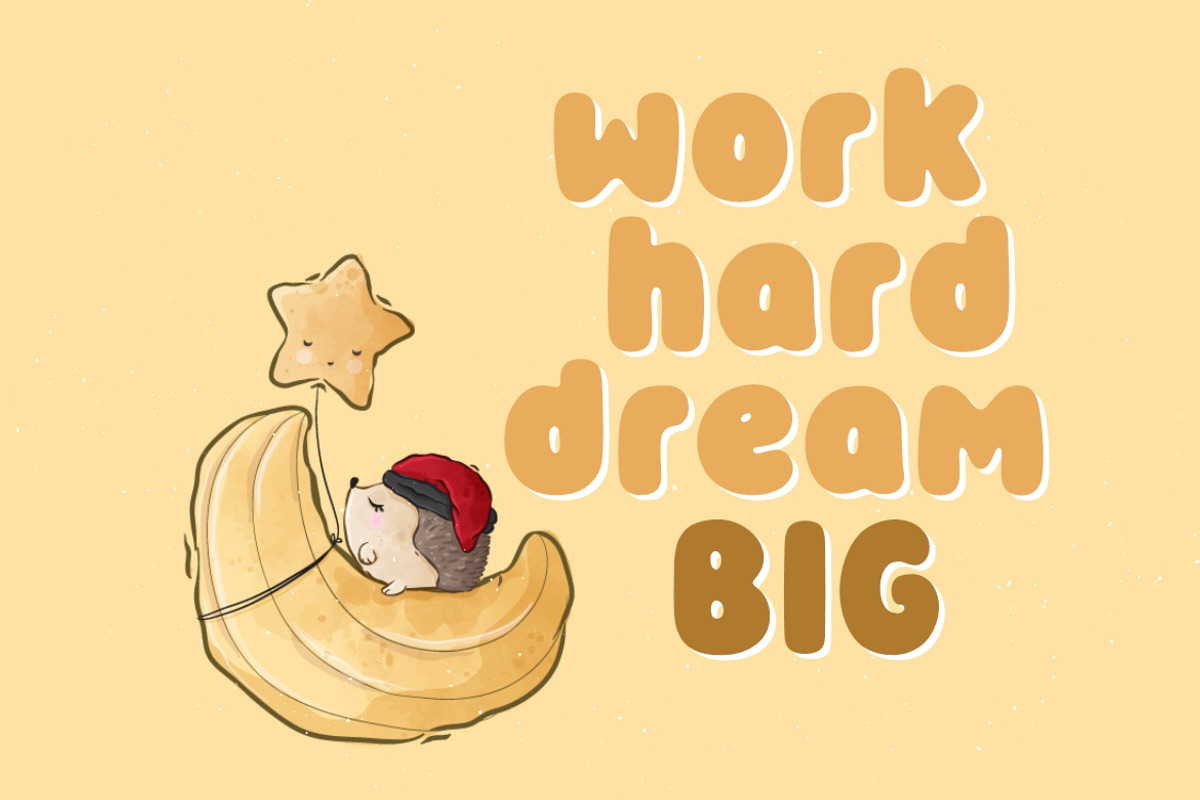 Shine Bubble Font, a Font by HansCo Studio