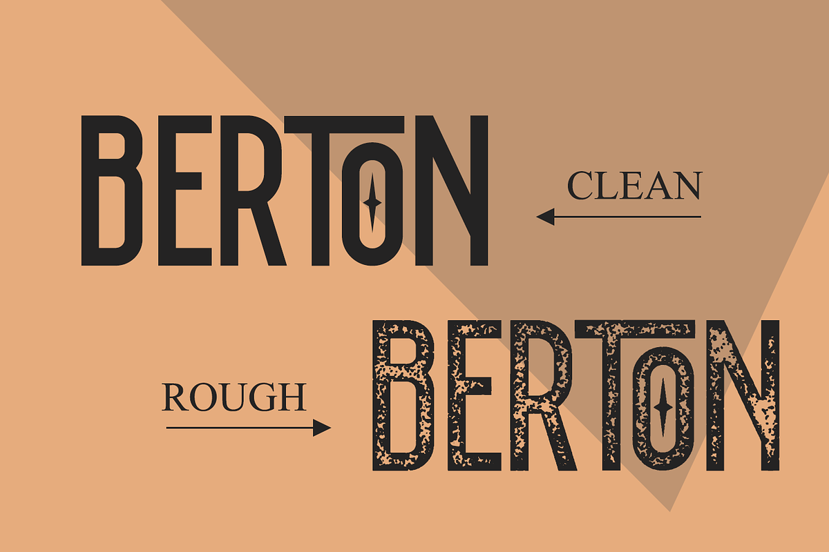 BERTON - Clean and Rough | Creative Market