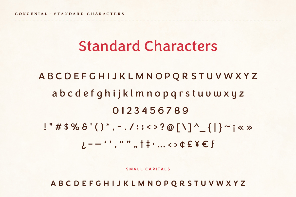 Congenial Black, a Sans Serif Font by Laura Worthington