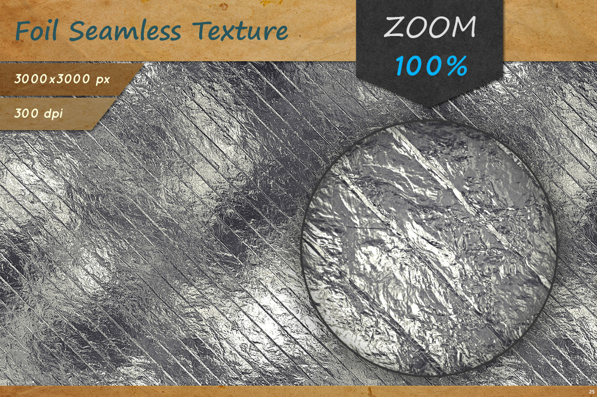 Aluminum Foil Seamless HD Texture, a Texture Graphic by Marabu Textures ...