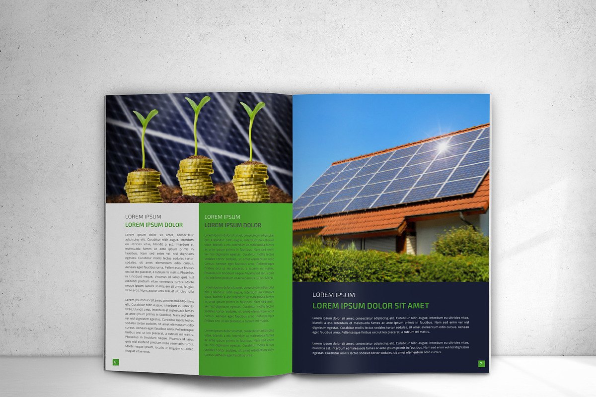 Renewable Energy Brochure, a Brochure Template by design_pick