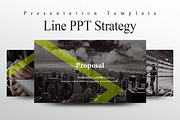 Line PPT Strategy, a Presentation Template by GoodPello
