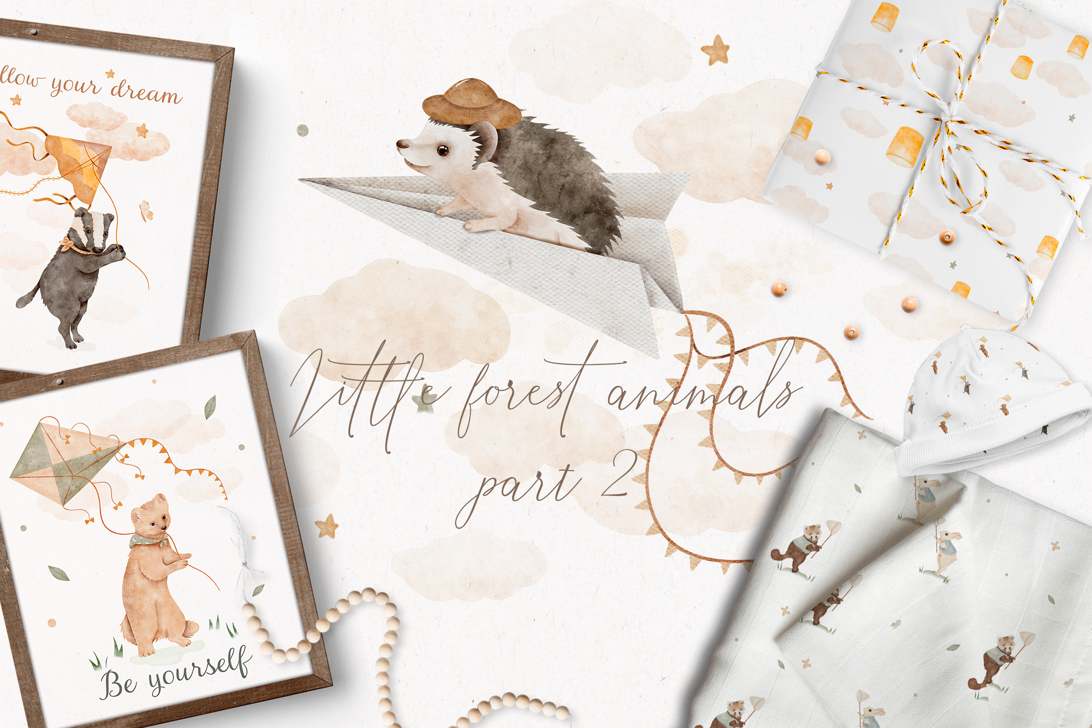 Little forest animals part 2, an Animal Illustration by Marina.art ...