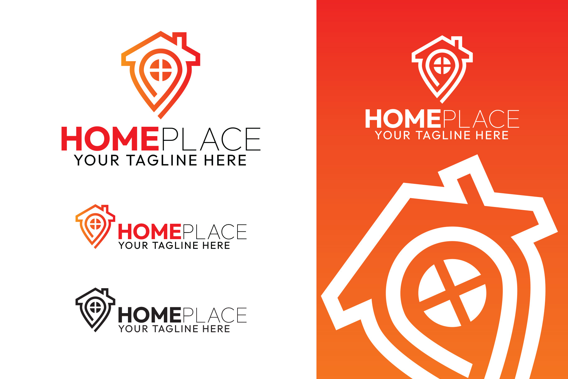 Home Place Logo- Real Estate Logo, a Branding & Logo Template by Logo Lab
