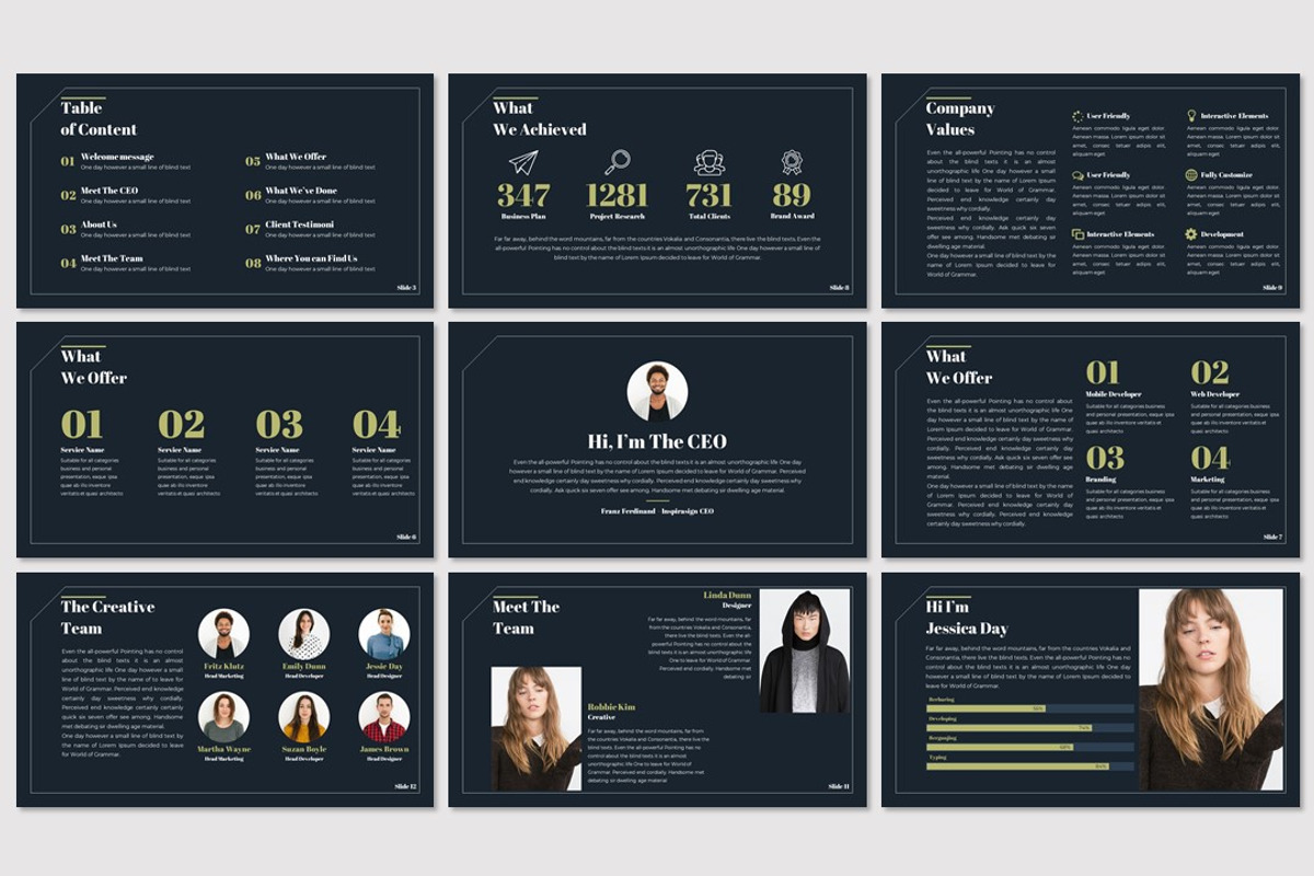 Seattle - Powerpoint Template, a Presentation Template by deasign