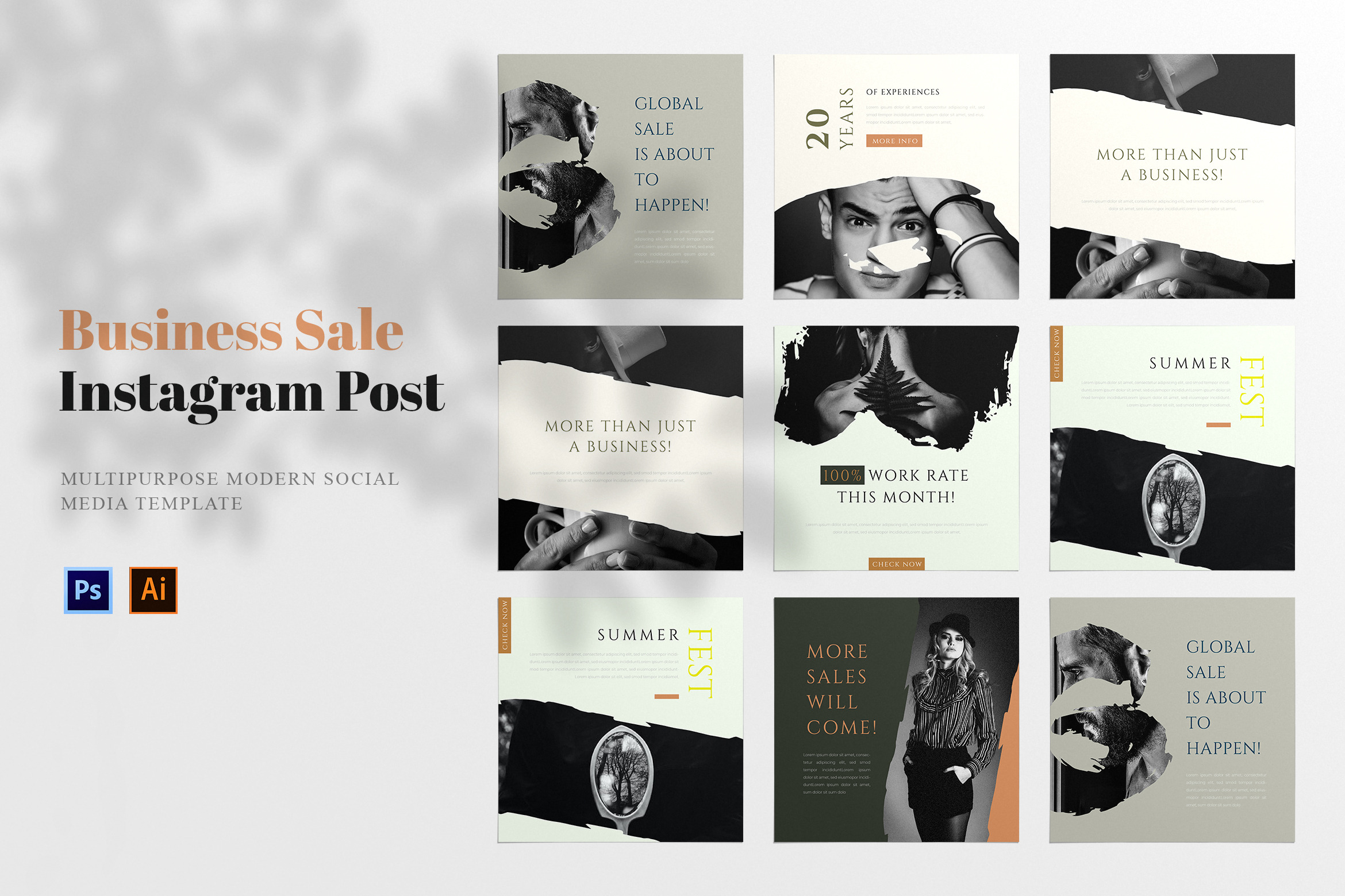 Business Sale Social Media Post, a Social Media Template by inspirasign