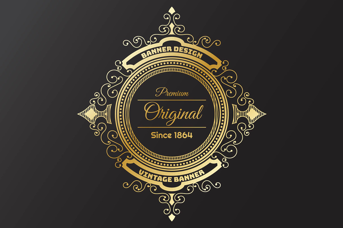 6 VINTAGE PREMIUM LOGO vol.1, a Branding & Logo Template by Toonsteb