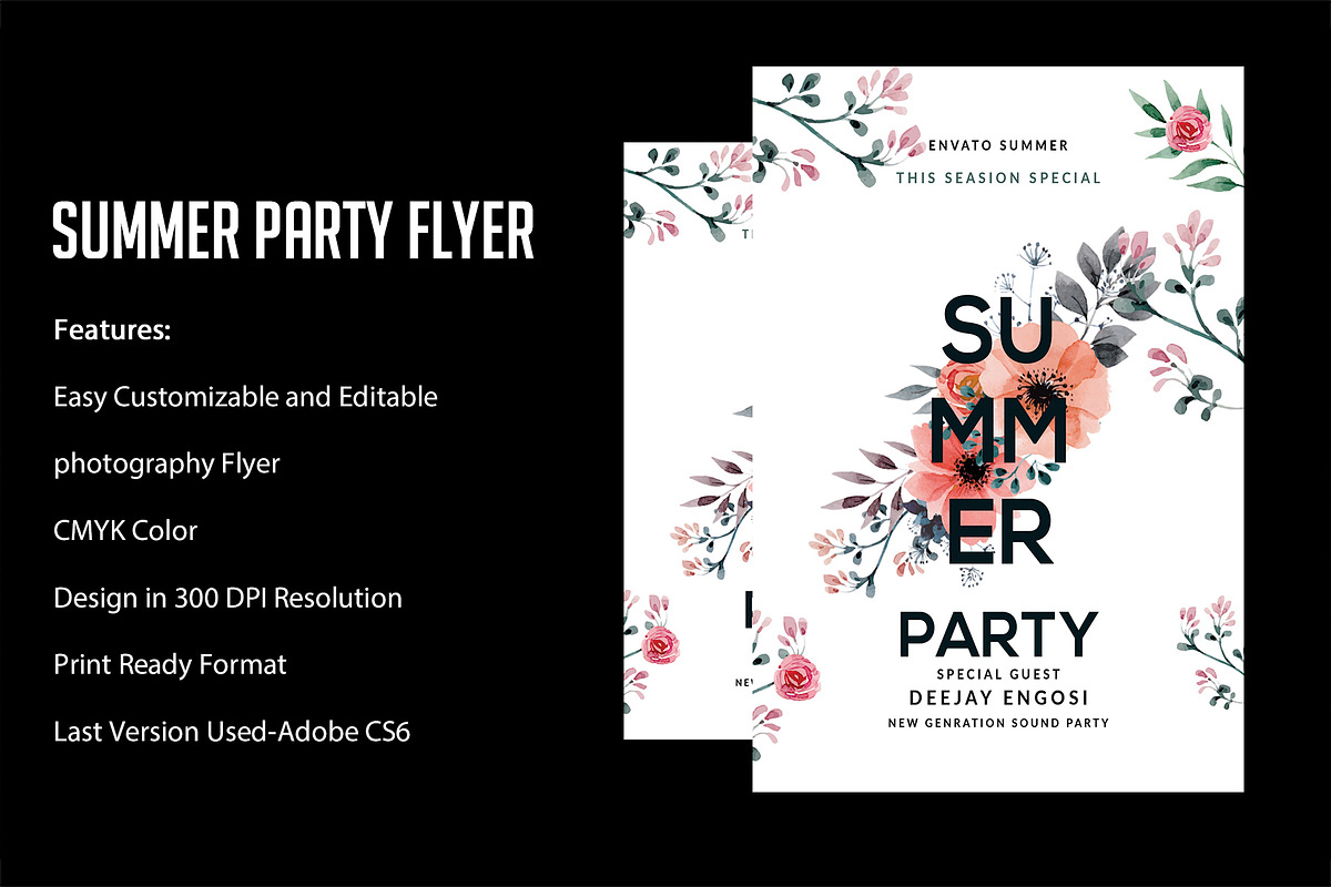 Summer Flyer, a Flyer Template by VaaniDesigns
