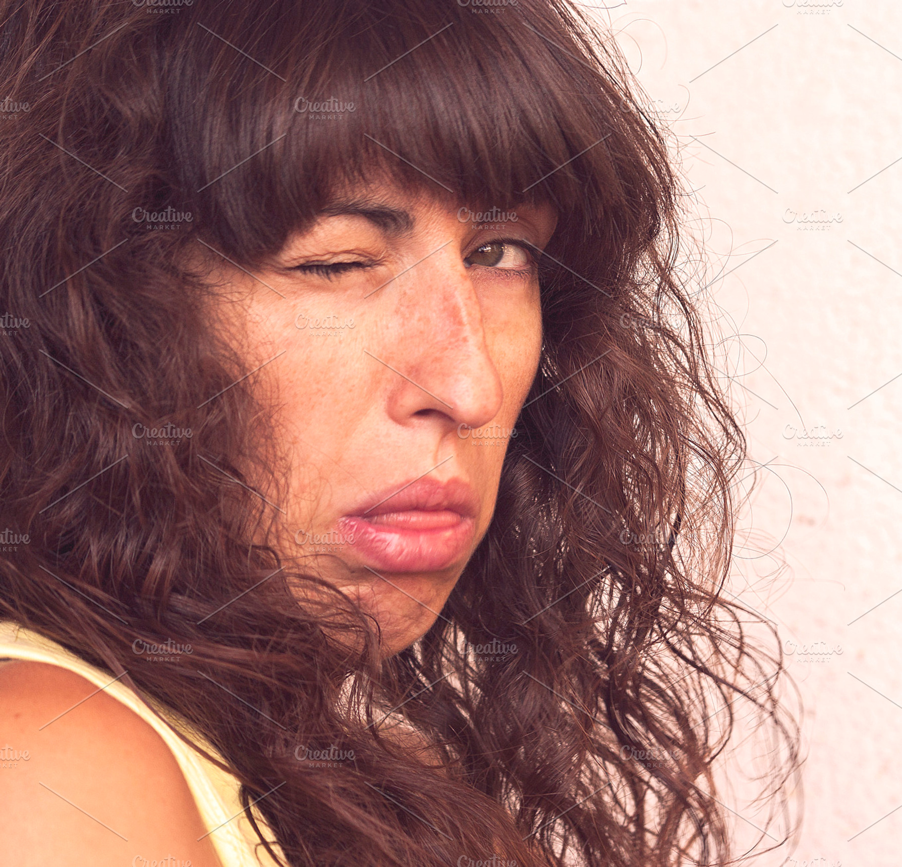 Young woman with a puzzled face, a Person Photo by webarma | Creative ...