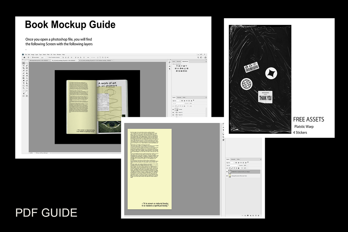 A5 Scanned Book/zine Mockup