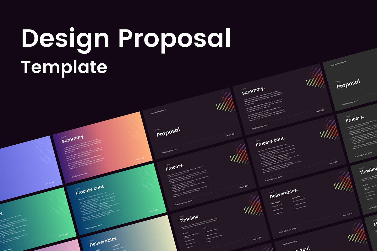 Prop - Design Proposal Template | Creative Market