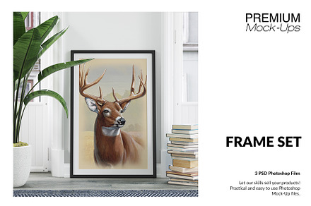 3 Shapes of Frame Mockup | Product Mockups ~ Creative Market