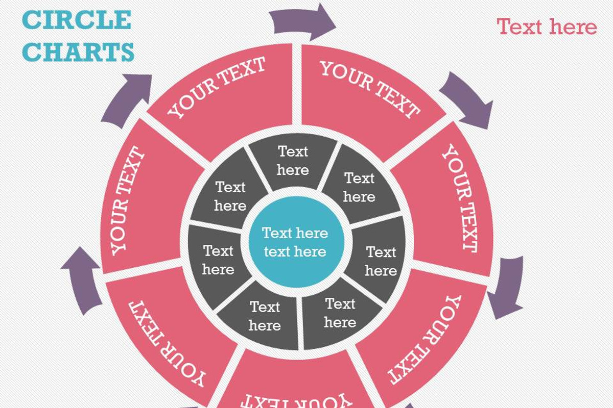 Circle Chart 1 PowerPoint Template, a Presentation Template by Yes ...