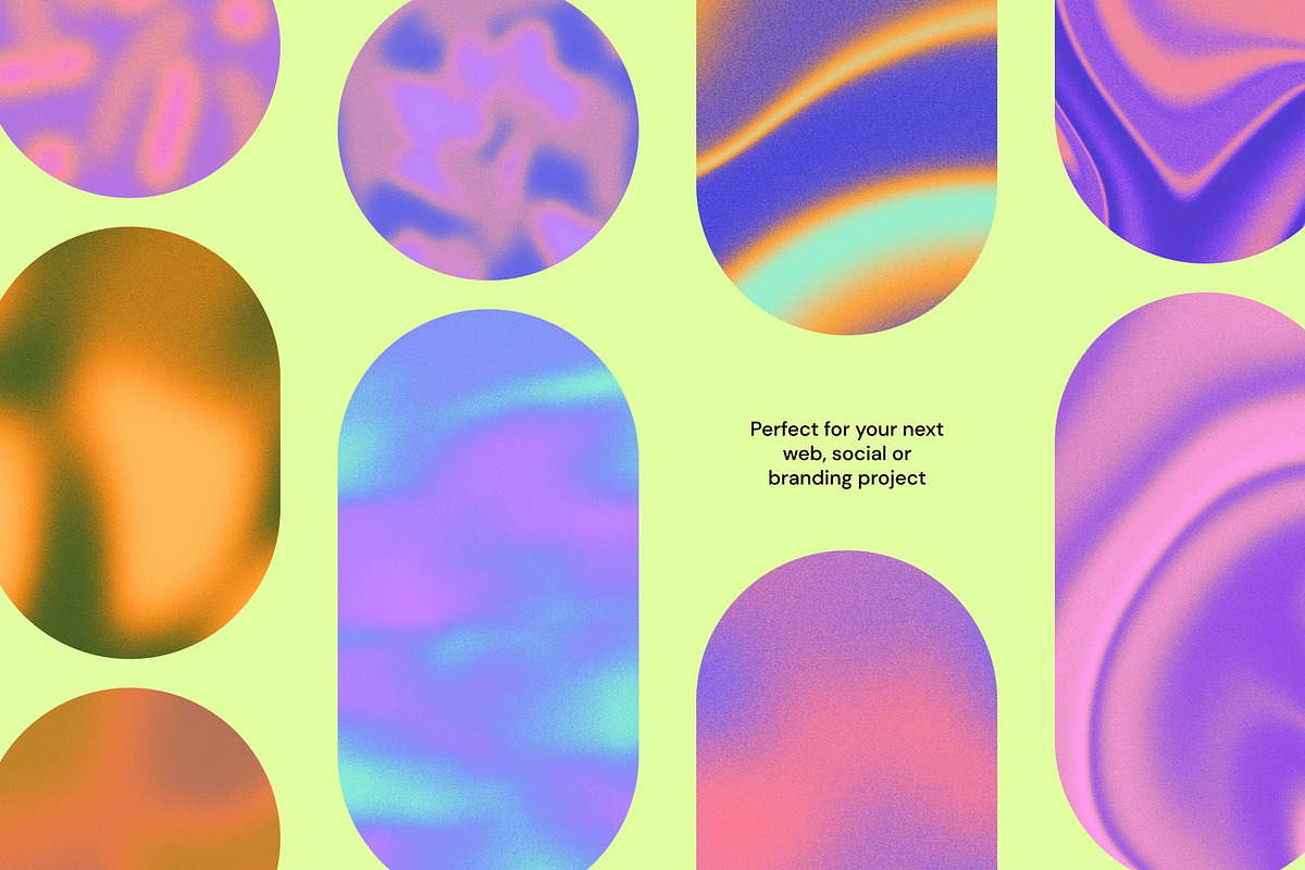 Grainy Gradient Colourful Textures, a Texture Graphic by Hey_Scamp