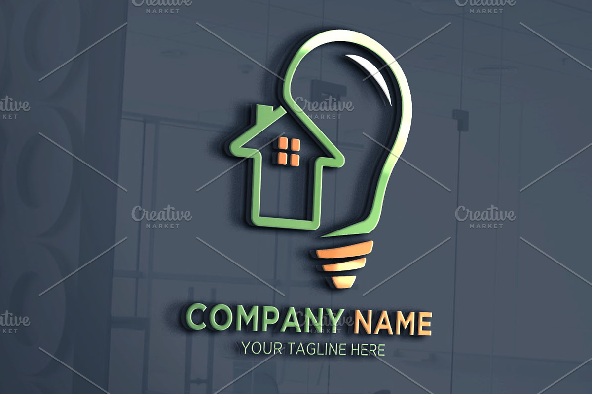 Lamp House Logo, a Branding & Logo Template by REDVY CREATIVE