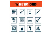Set of musical icons, an Icon by Pavel Vectors