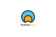 Travel Sun Logo Template, a Branding & Logo Template by PixaSquare