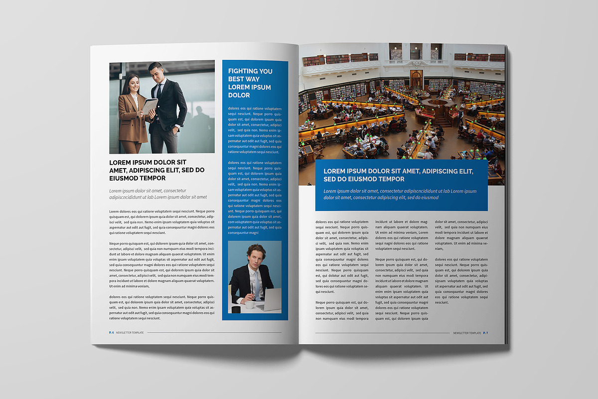 Newsletter Template, a Magazine Template by xtratimebd