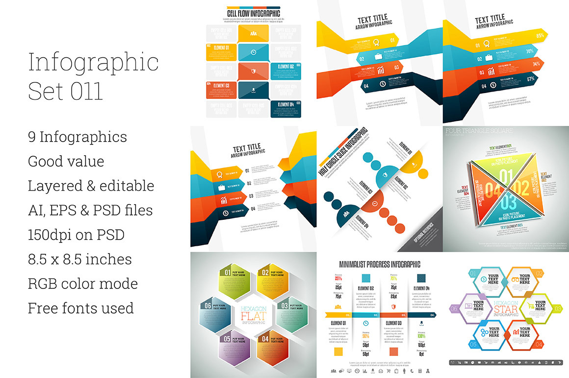 Infographic Set 11, a Templates & Theme by h.utomo