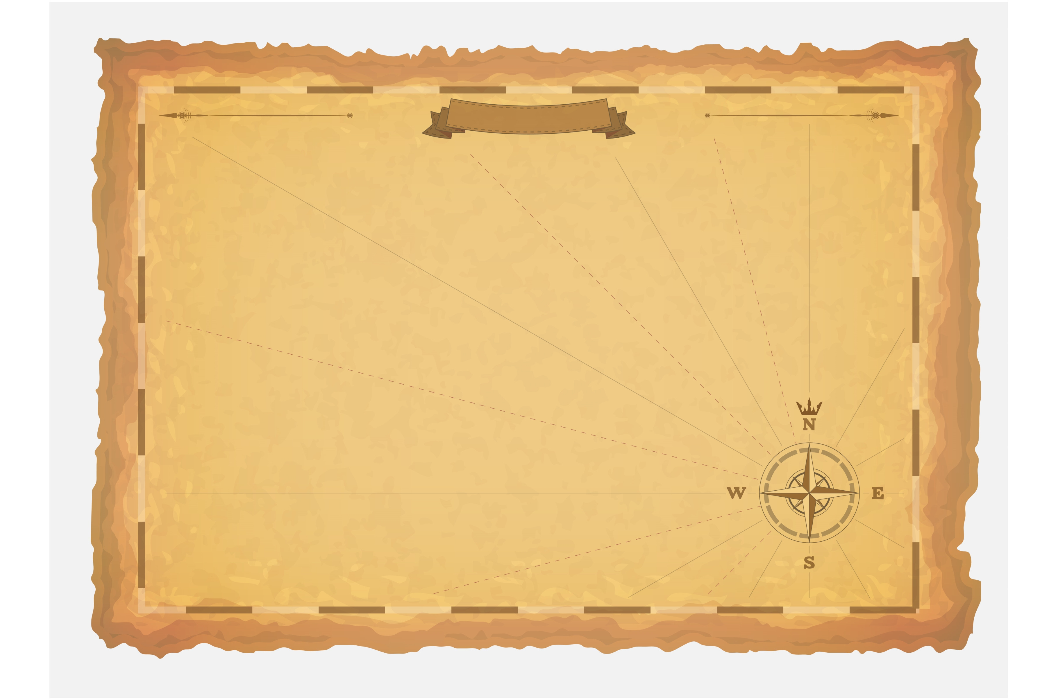 Ancient paper map template | Textures ~ Creative Market