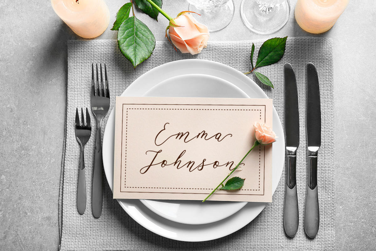 Rhapsody Font., a Script Font by Red Ink