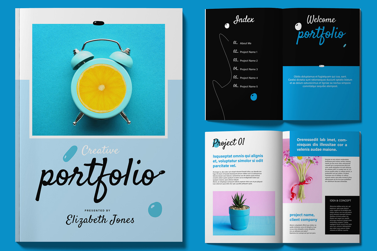 Portfolio Layout Design Template